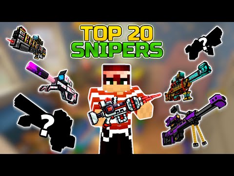 Top 20 SNIPERS in Pixel Gun 3D! [Updated List] May 2023