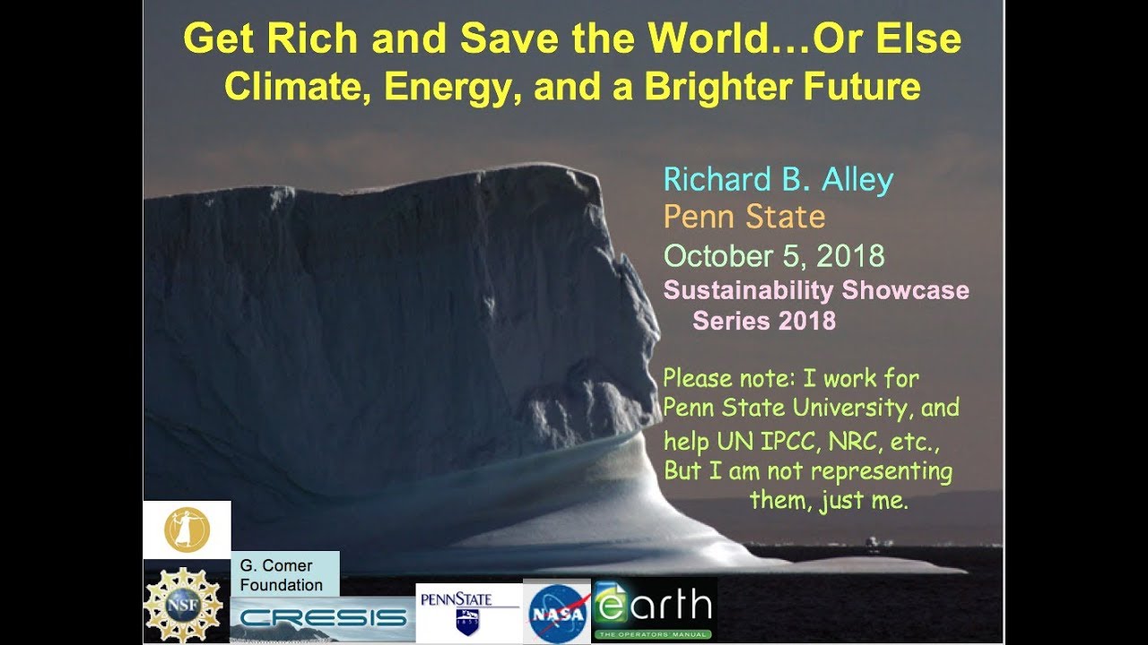 Sustainability Showcase: Richard Alley