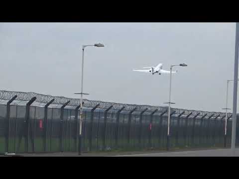Qatar Executive Gulfstream G650 A7-CGB QQE730 Taking off from Heathrow