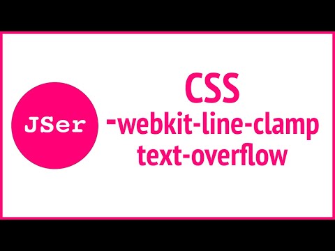 CSS: -webkit-line-clamp / text-overflow | JSer - Front End Interview questions