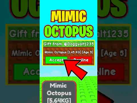 When You Trade Your Mimic Octopus In Grow A Garden! 😱 #shorts #roblox