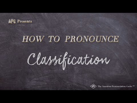How to Pronounce Classification (Real Life Examples!)