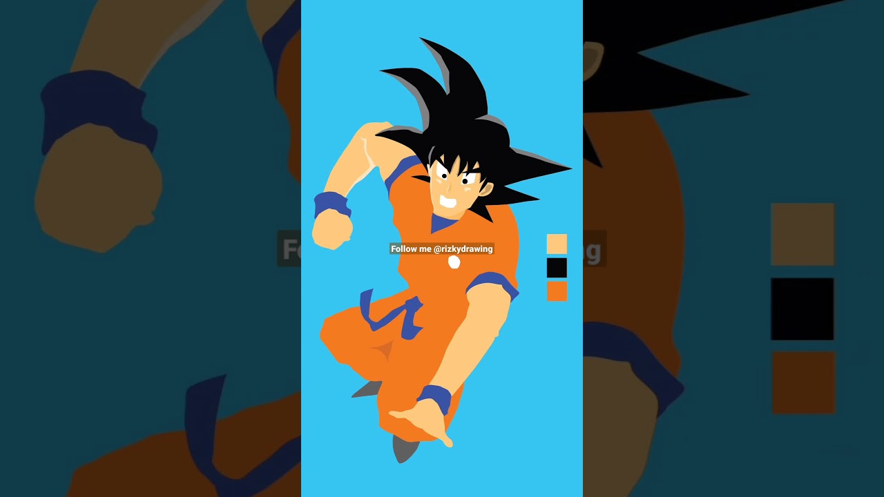 GOKU - DRAGON BALL (VECTOR ART)