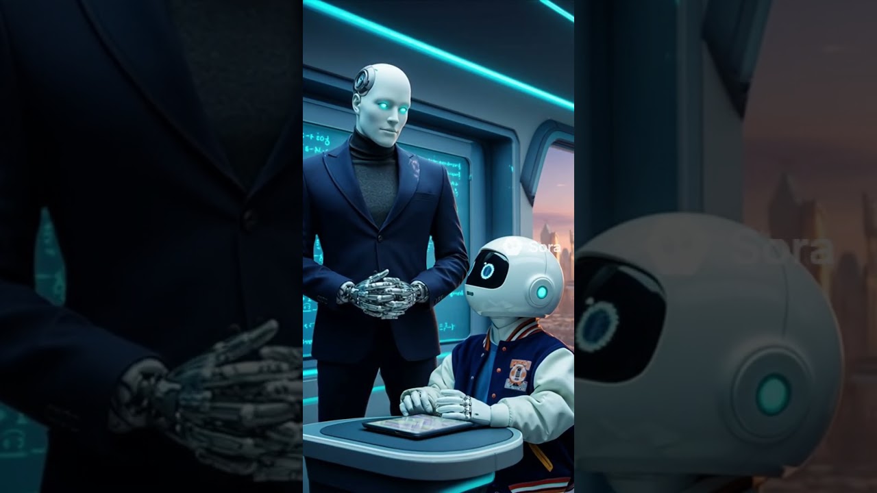 Robot Teacher Explains the Creation of Robots in 2025 🤖