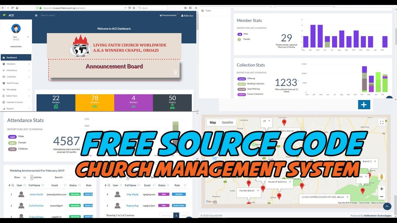 TUTORIAL CONFIGURING WEB APPLICATION CHURCH MANAGEMENT SYSTEM WITH LARAVEL | FREE SOURCE CODE