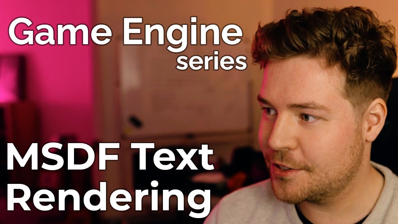 Introduction to MSDF Text Rendering // Game Engine series
