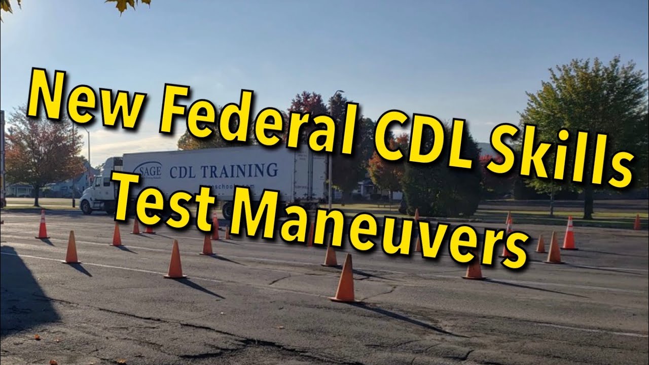 New Federal CDL Skills Test Maneuver and what to expect! Basic Instructions.