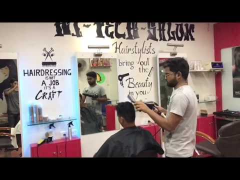 New Hi tech salon :- Mens style haircut.