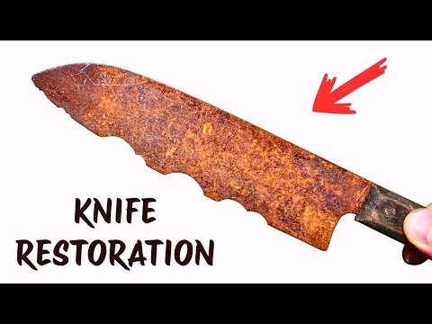 Restoration Broken Japanese Knife - Can It Still Be Used ?