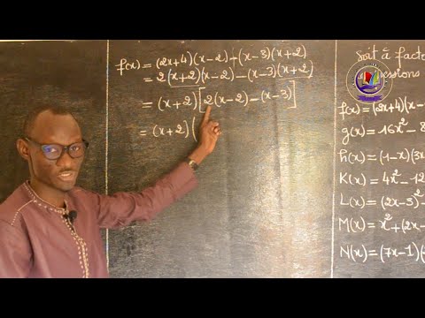 Apprendre à factoriser PARTIE 1 - les 7 secrets de la factorisation Avec Monsieur Samb