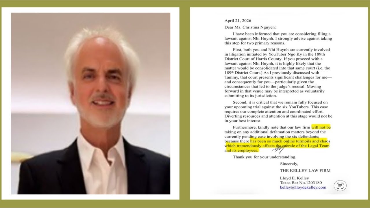 Tuyền Nổ Lại Lên L/áo X/ạo Về Bức Thư Ls Kelly?Tuyền Nổ Kiện Rỗ 2 Đòi Bồi Thường Bị Mòn L/ỗ/ ?