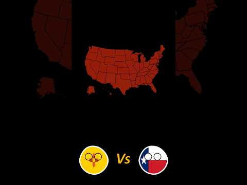 Are YOU Team Texas Or New Mexico? Watch a #mapping Battle Between USA #COUNTRYBALLS