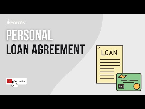 Personal Loan Agreement EXPLAINED