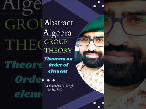 Group Theory#23||Abstract Algebra||Properties of Group||Theorem||Order of element & inverse is equal
