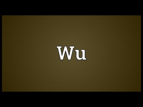 Wu Meaning