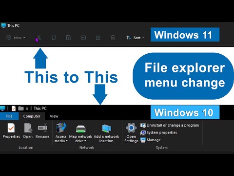 Back to Windows 10 Ribbon UI in Windows 11 File Explorer | Change Windows 11 file explorer to 10 .