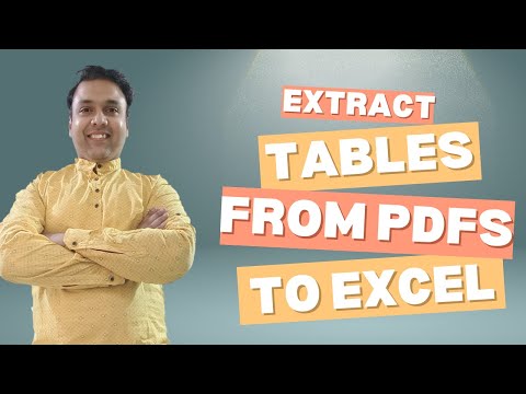 Extract Tables from PDF to Excel Using Python and Camelot | Step-by-Step Guide with Code