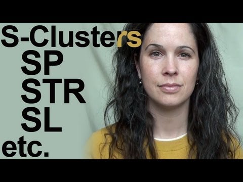 S Consonant Clusters -- American English Pronunciation