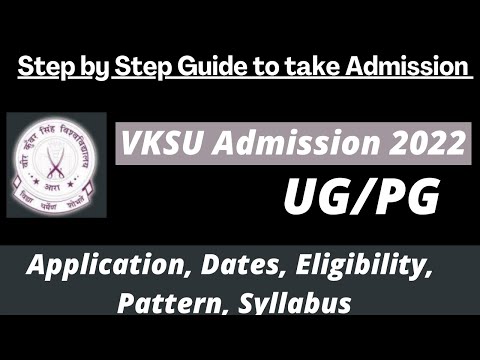 VKSU Admission 2022: Application (Soon), Dates, Eligibility, Pattern, Syllabus Preparation Tips