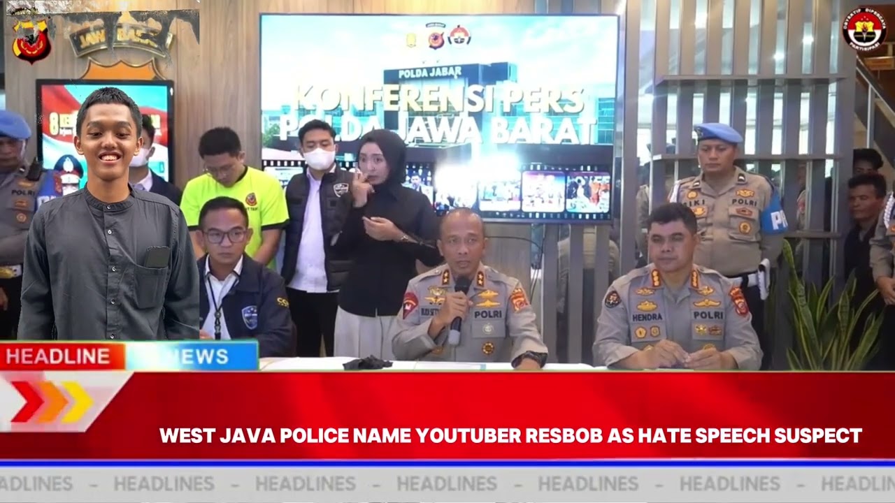 West Java Police Name YouTuber Resbob as Hate Speech Suspect