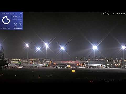 π’ 4.1.2025 LIVE LANZAROTE AIRPORT - CLOSEST WEBCAM - Daytime 22