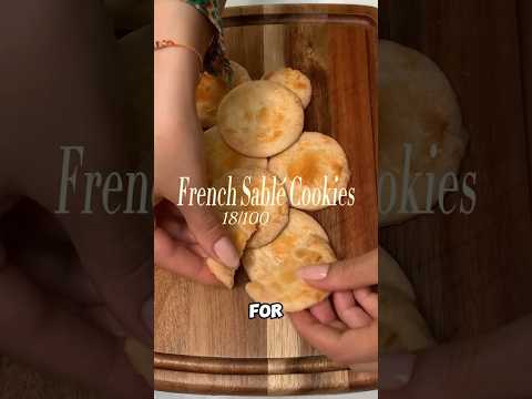 18/100 - French Sablé Cookies #french #frenchfood #cookies #easyrecipes