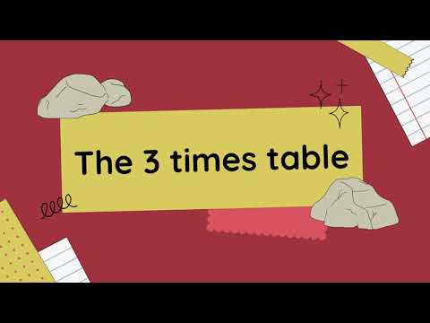 The 3 Times Table