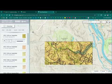 Basswood Model Project, v6, Downloading US Historical Maps