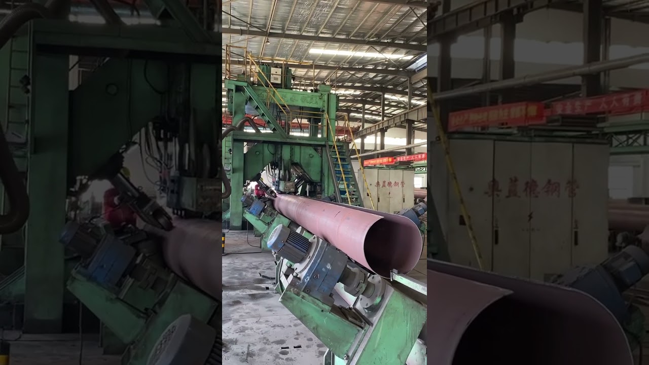LSAW Pipe Production Process: Closed Seam #manufacturer #steelpipe #lsaw