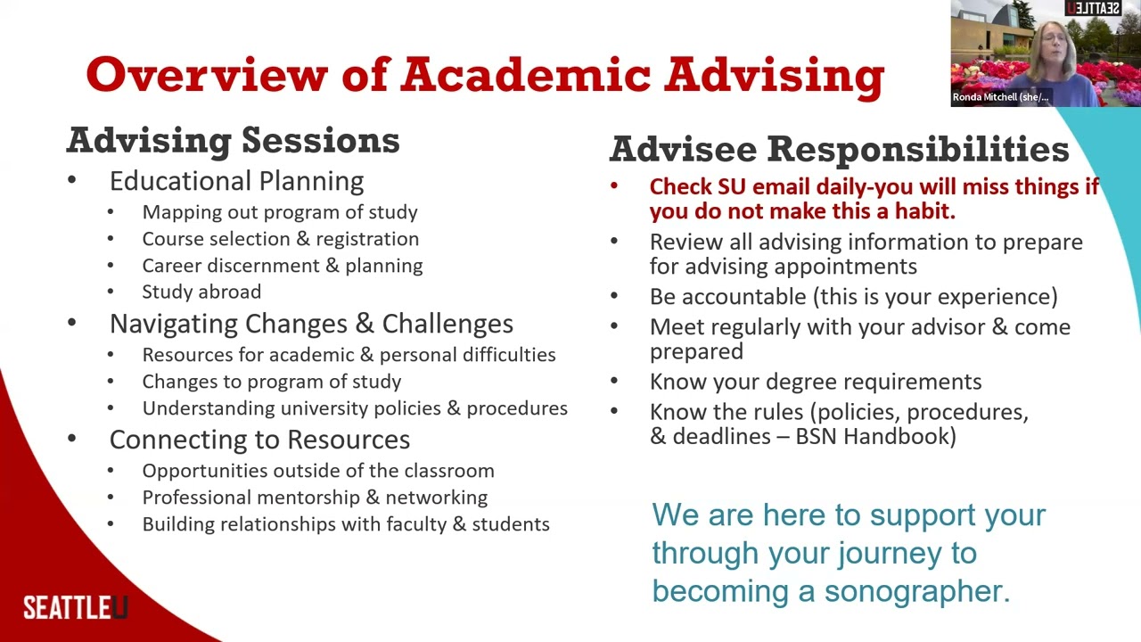 Transfer Student - College of Nursing, Diagnostic Ultrasound (DIUS) Advising Workshop