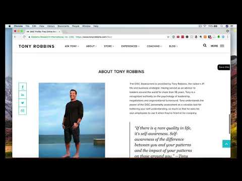 Tony Robbins D.I.S.C. training