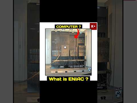 ENIAC: first digital electronic computer. @KnowledgePlus2023