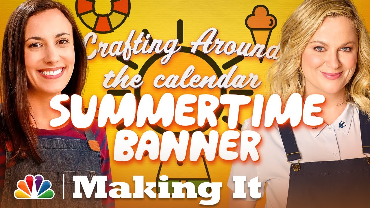 Craft from Home! Summer Fun with a DIY Party Banner | Making It | NBC