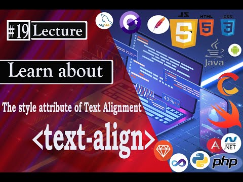 text align in html | definition of text align with example | how to use text align in html