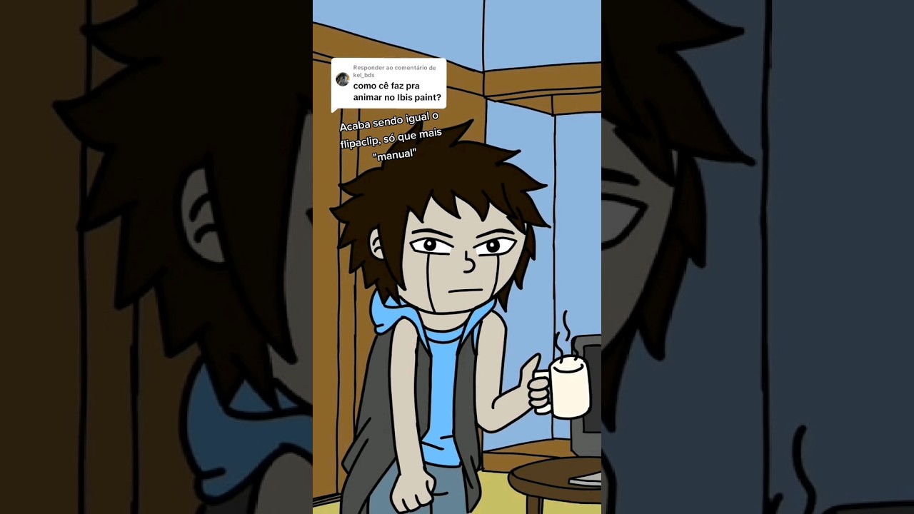 Animação no ibispaint???? #digitalart #humor #animação
