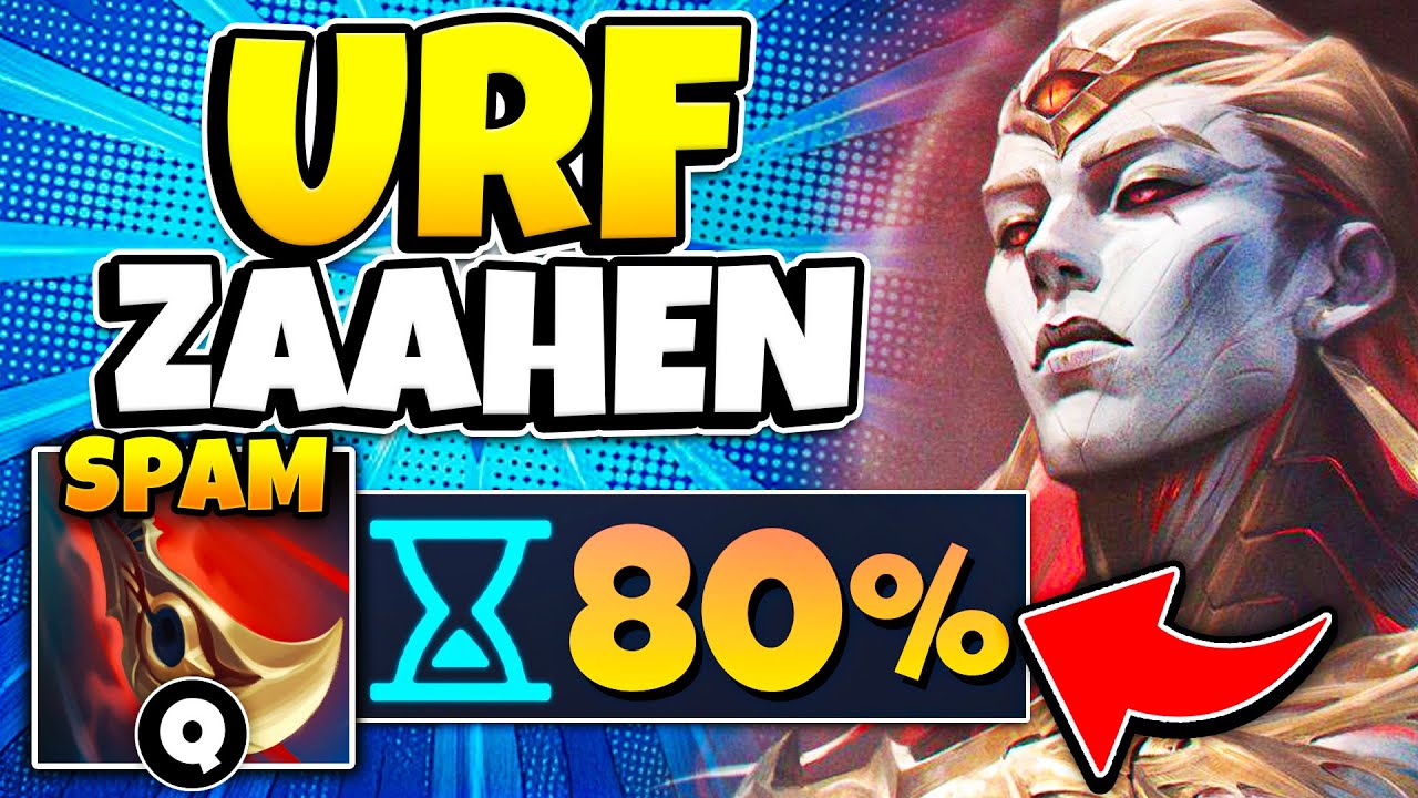 THE FIRST URF ZAAHEN GAME ON YOUTUBE: NO COOLDOWNS ZAAHEN IS BROKEN