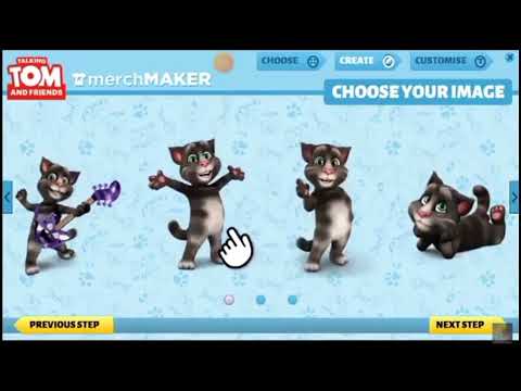 talking tom merch maker but I voiced it