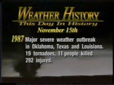 Weather Channel Weather History for November 15th