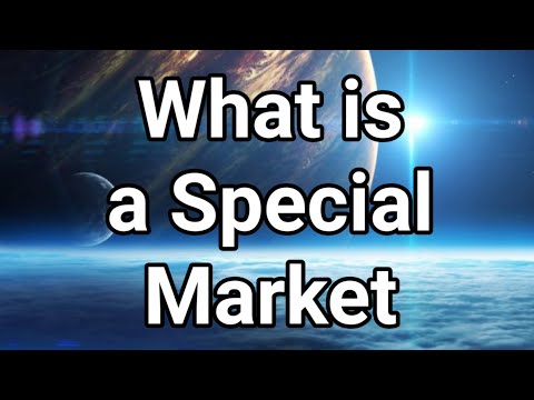 What is a Special Market. Urdu/English