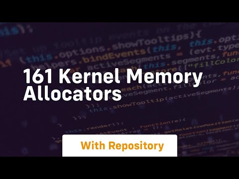 161 kernel memory allocators