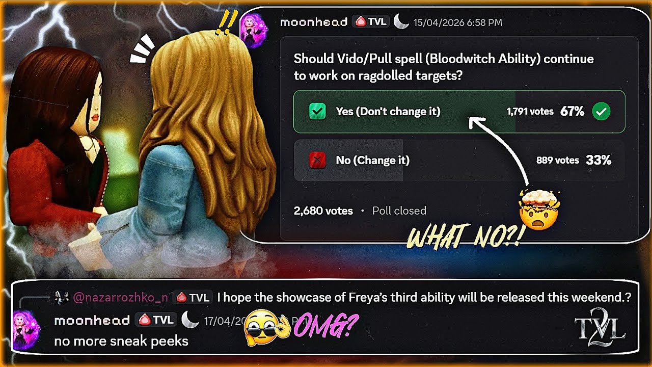 NEW POLL, NO REVEALS...! | The Vampire Legends | TVL2 | SiredToKlaus_