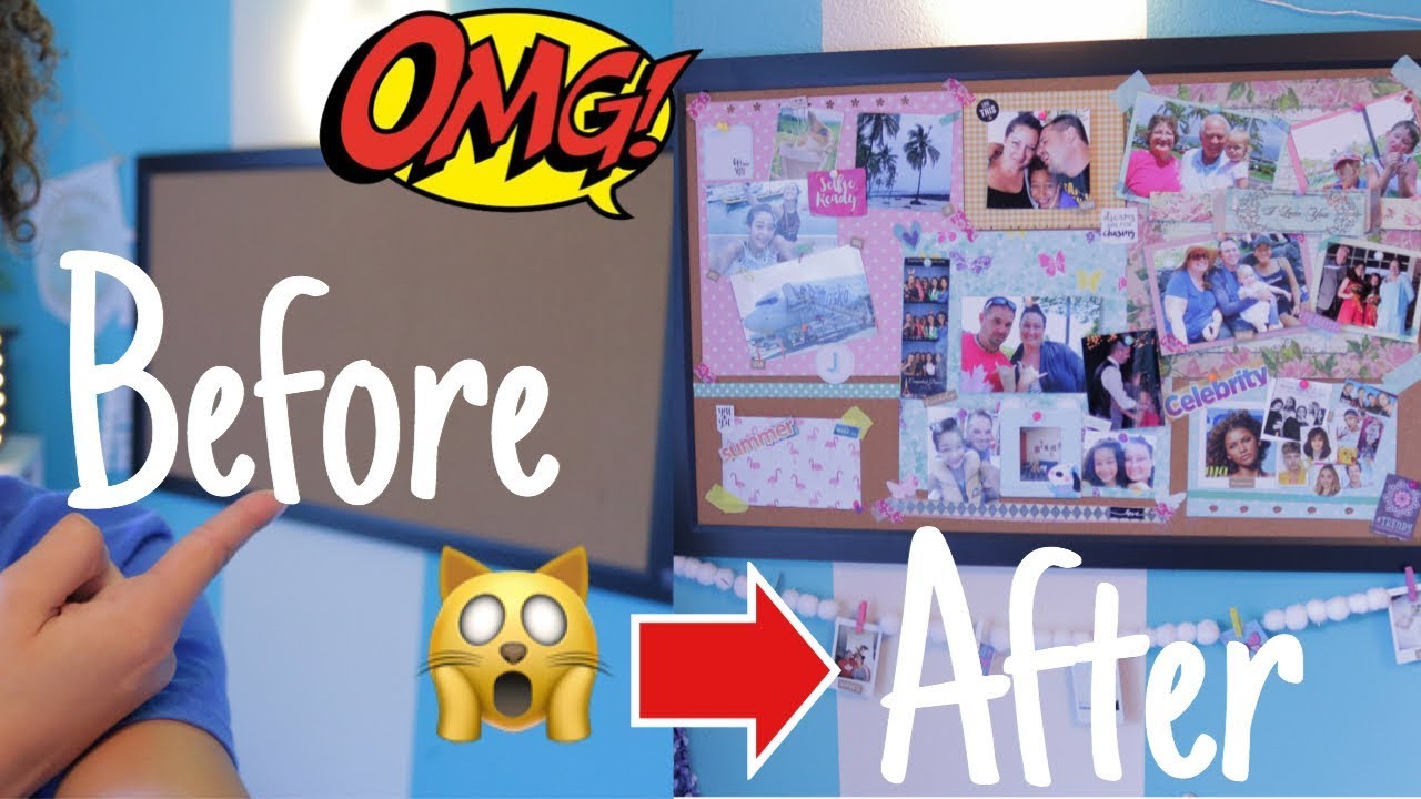 Summer Bulletin Board Transformation: Decorate With Me