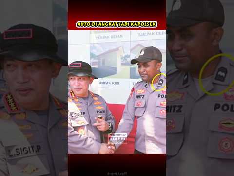 PANGKATNYA BARU AIPDA TAPI DIANGKAT JADI KAPOLRES #polisi #kapolri #siap55