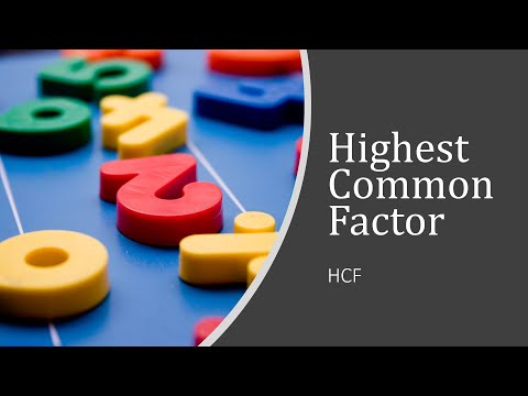 Highest Common Factor (HCF) Easiest method