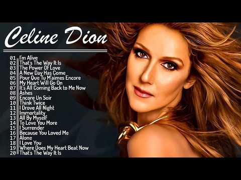 CÉLINE DION - ALBUM | Greatest Hits Immortal Of Céline Dion 20 Hits - Celine Dion Hits With Lyrics