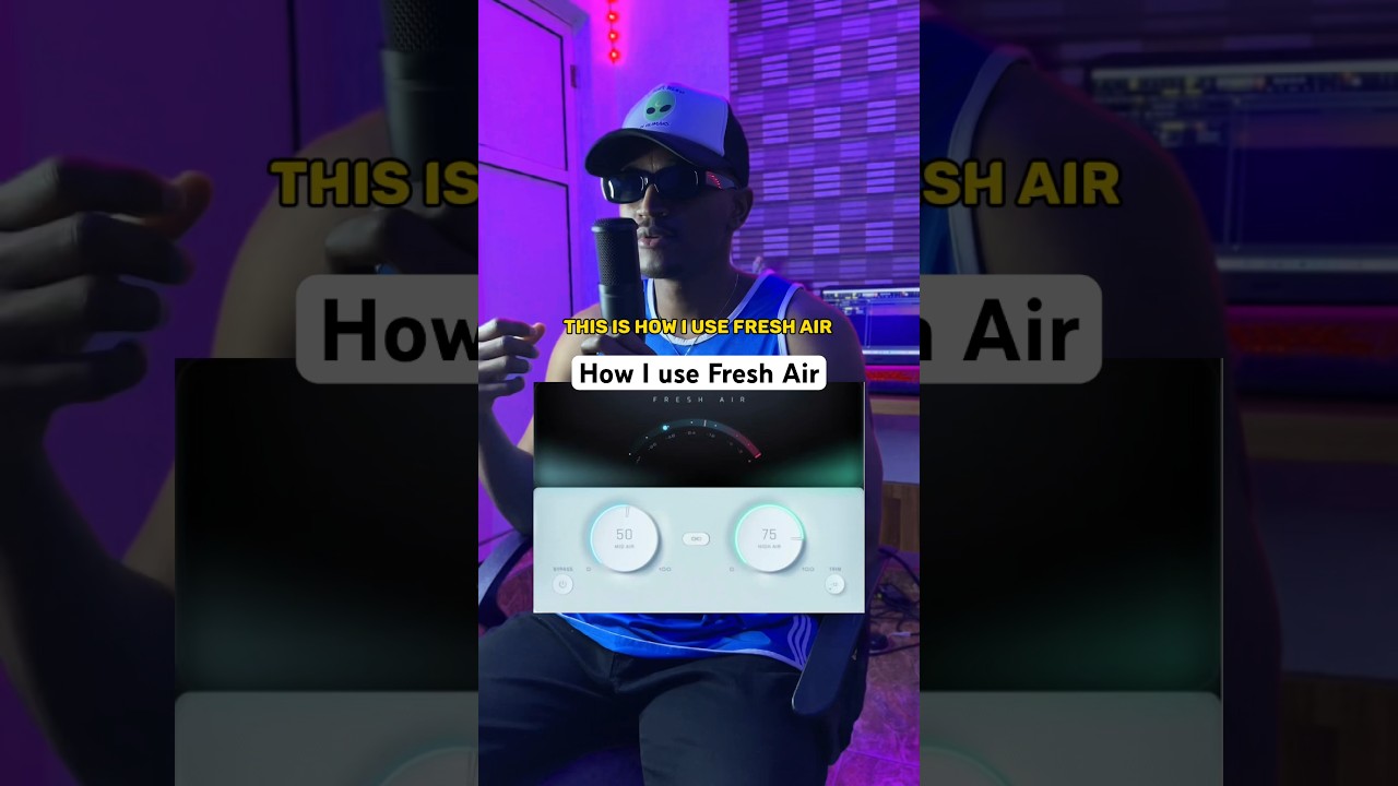 How I use the fresh Air plugin. #mixingtips #tutorial #shortsfeed