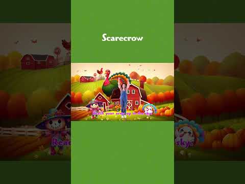 Scarecrow#kidssongs #toddlersong #nurseryrhymes #preschoolsongs#thanksgivingsong#scarecrows#thankyou