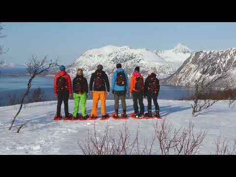 See the winter landscapes on snow shoes