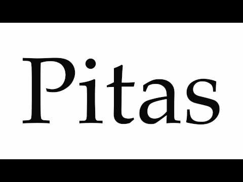 How to Pronounce Pitas