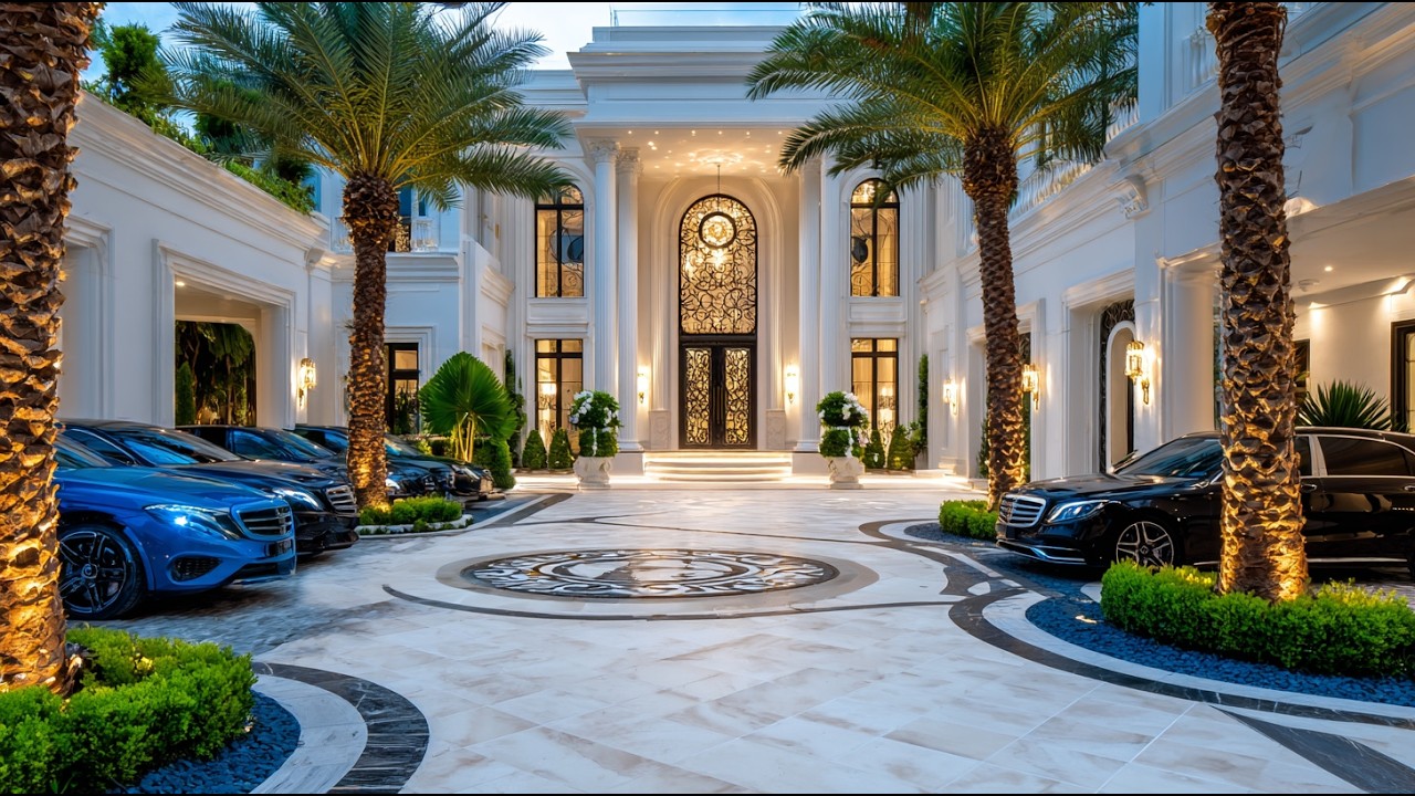 Luxury Mansion Tour 2026 | Stunning Modern Palace with Grand Driveway
